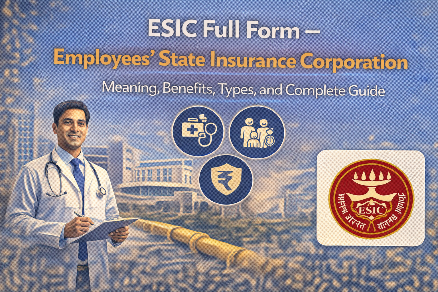 ESIC Full Form – Employees' State Insurance Corporation: Meaning ...