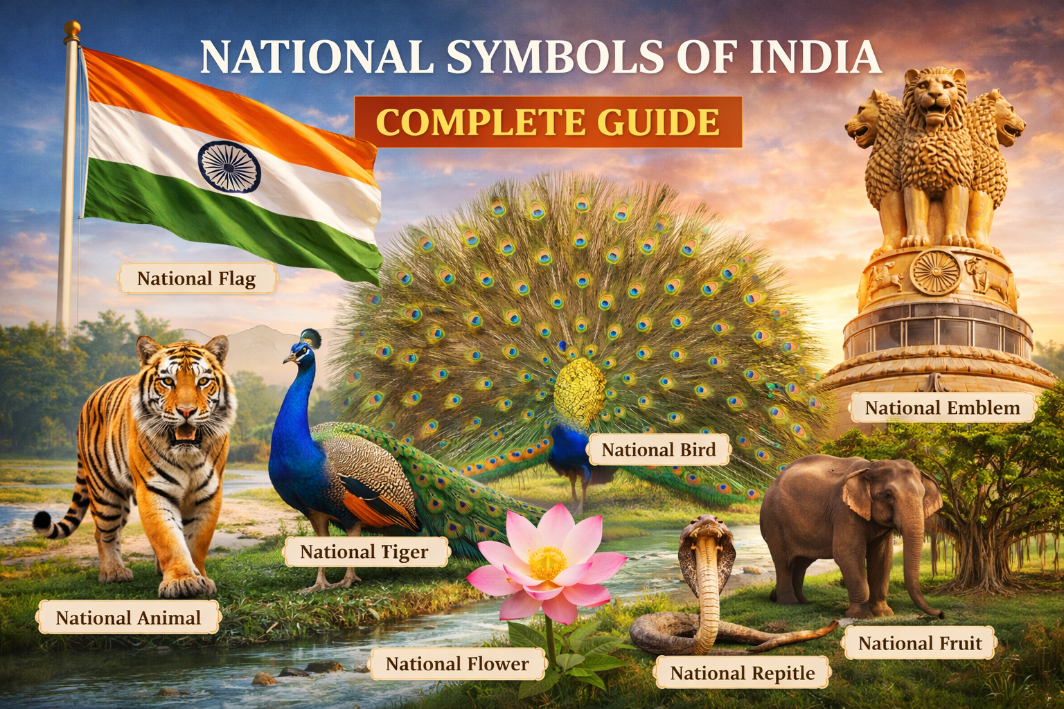 National Symbols of India – Complete Guide - GK Bunch.Com